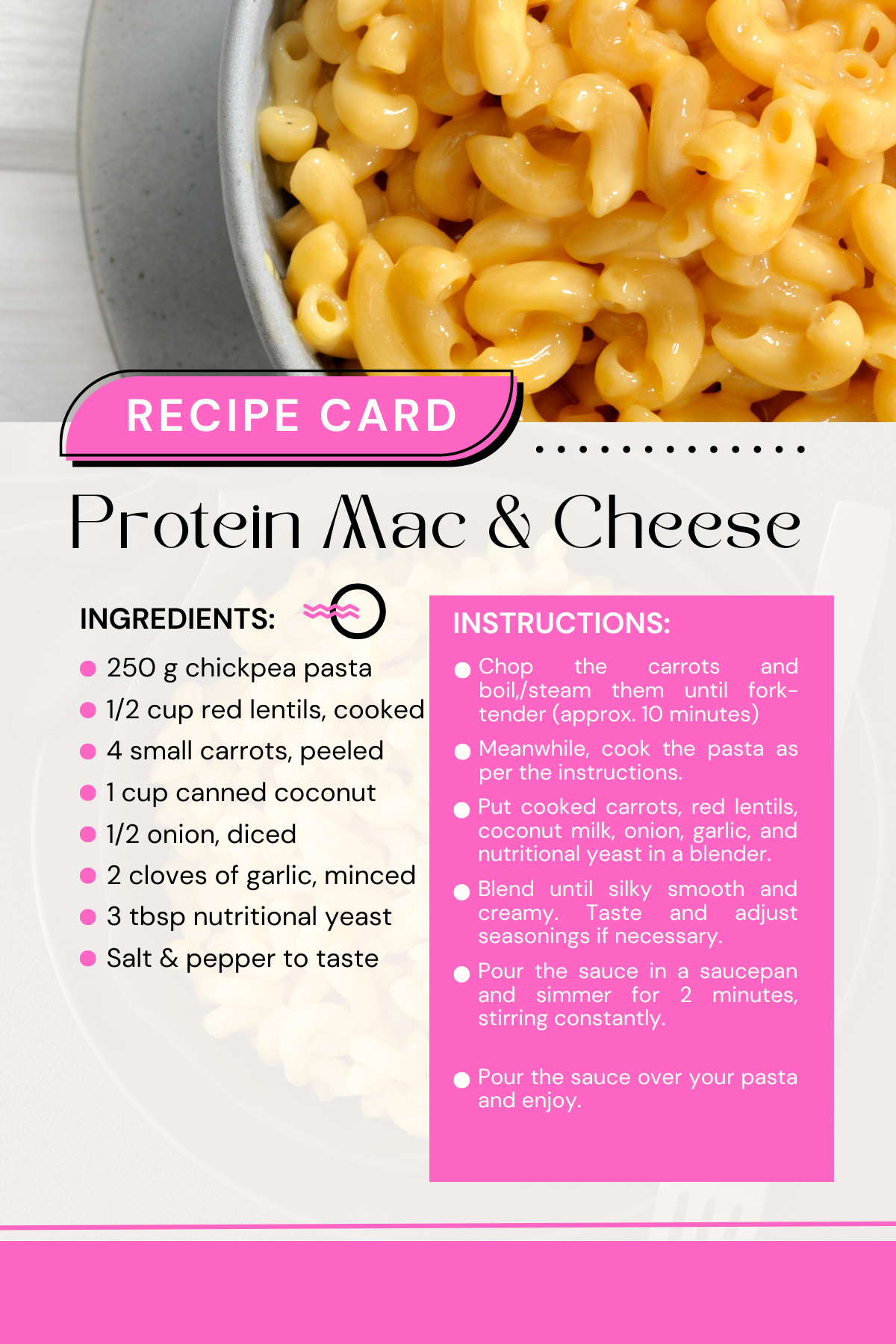 Protein Mac & Cheese Recipe – The Clever Confidante